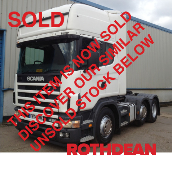 2004 SCANIA 124L-420 in 6x2 Tractor Units - Rothdean - suppliers of ...