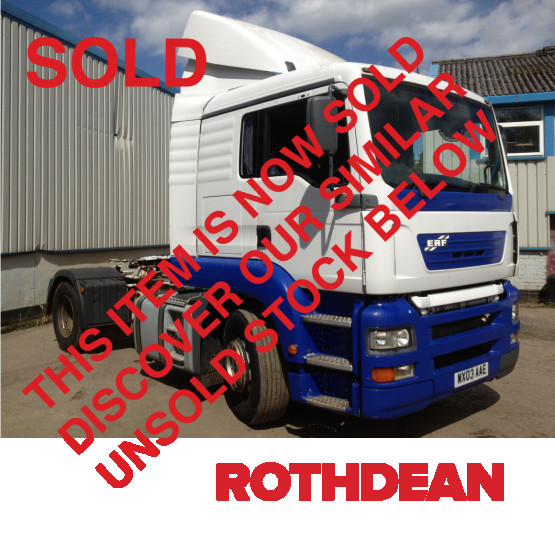 2003 ERF ECT 12.36 in 4x2 Tractor Units - Rothdean - suppliers of trucks and trailers, all types ...