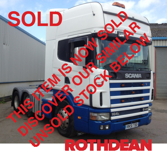 2002 SCANIA 164L-480 TOPLINER in 6x2 Tractor Units - Rothdean ...