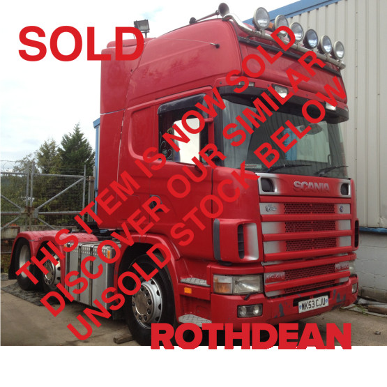 2004 SCANIA R164-580 in 6x2 Tractor Units - Rothdean - suppliers of ...