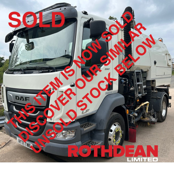2021 DAF LF260 ROAD SWEEPER in Truck Mounted Sweepers - Rothdean ...